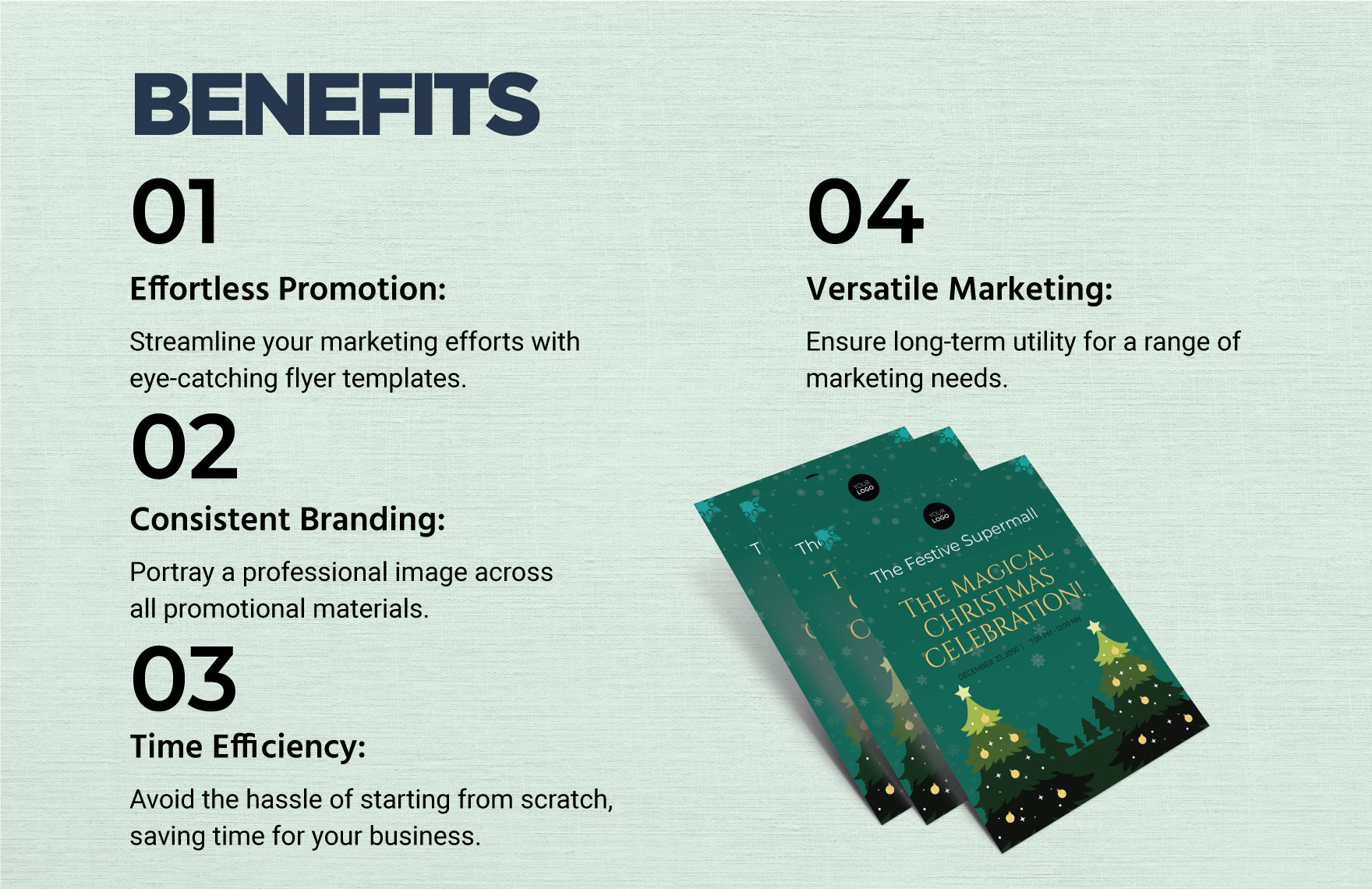 Christmas Flyer Template - Download in Word, Illustrator, PSD, Apple ...