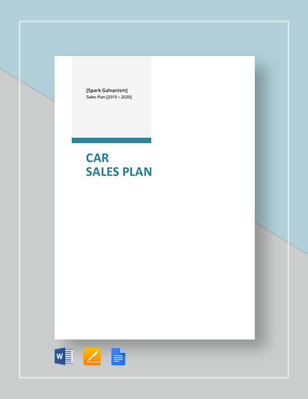 27+ Sales Plan Template - PDF, Docs, Word