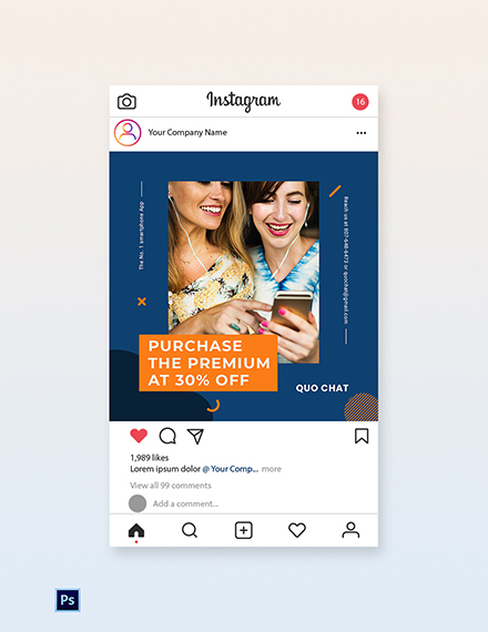 Smartphone App Promotion Twitter Post Template - Download in PSD ...