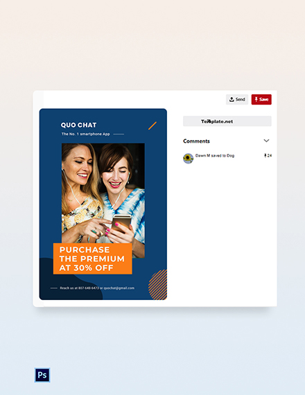 Smartphone App Promotion Instagram Post Template - PSD | Template.net