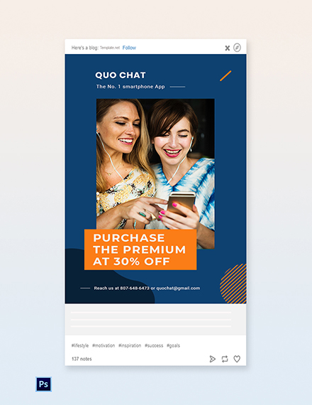 Free Smartphone App Promotion Facebook Post Template - Download in PSD ...