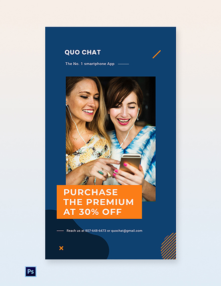 Smartphone App Promotion Instagram Post Template - PSD | Template.net