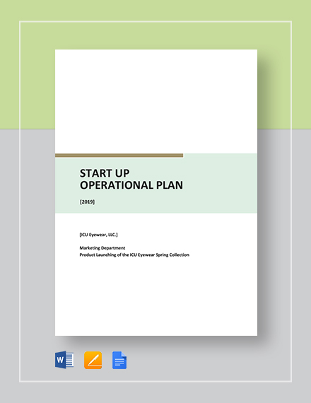 37+ Operational Plan Templates - Word, PDF, Google Docs