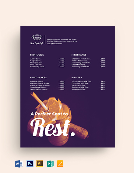 Free Sample Price List Template - Google Docs, Word | Template.net