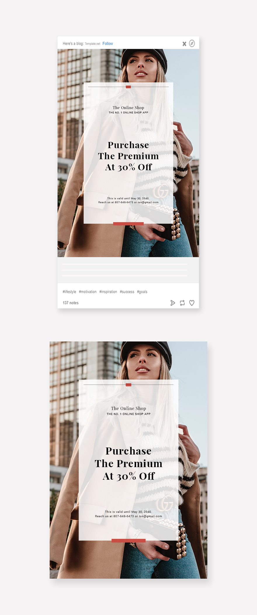 Music App Promotion Tumblr Post Template - PSD | Template.net