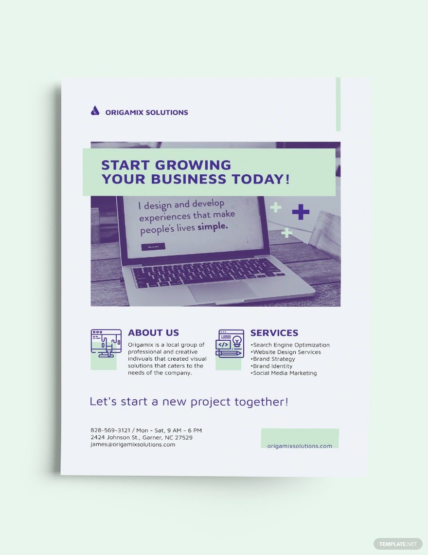 FREE Modern Business Flyer Publisher Template Download Template