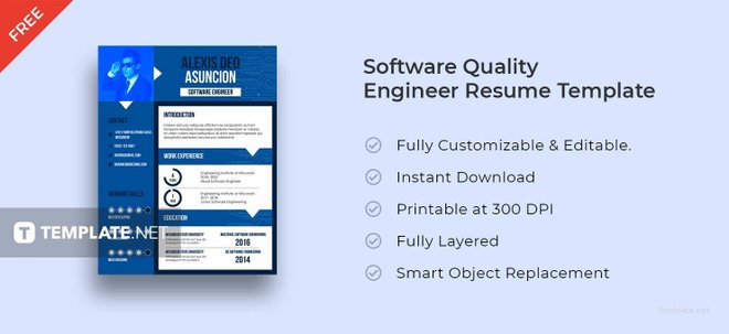 Free Software Quality Engineer CV Template | Free Templates