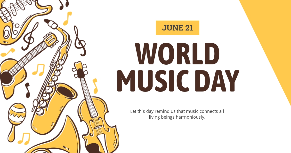 World Music Day Tumblr Post Template - PSD | Template.net