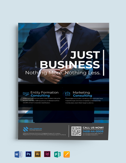 Business Event Flyer Template - Illustrator, Word, Apple Pages, PSD ...