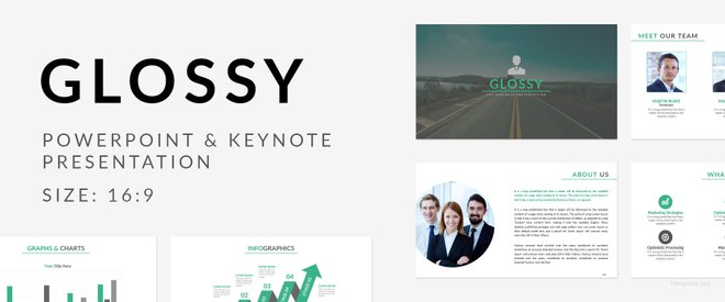 Free Glossy Business Presentation Template | Free Templates