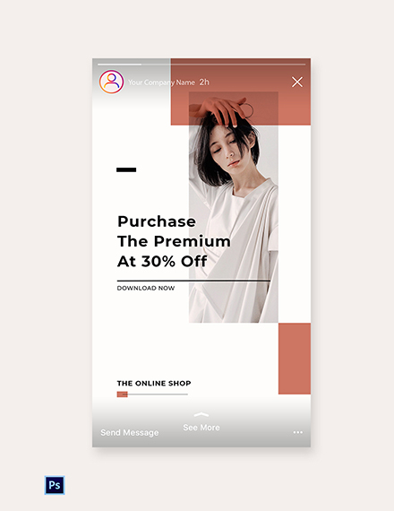 Trendy Fashion Sale Instagram Story Template [Free PDF] - PSD
