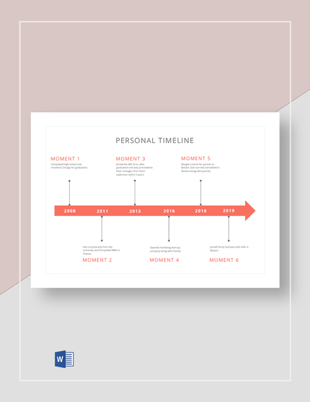 27+ Personal Timeline Templates - PDF
