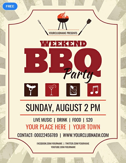 Party Flyer Template - Edit Online & Download Example | Template.net