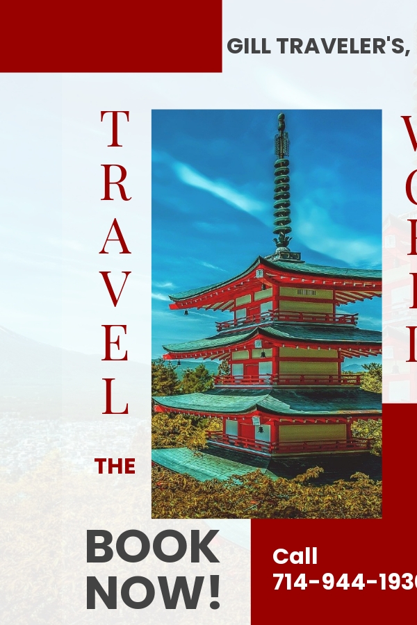 FREE World Travel Pinterest Pin Template - PSD