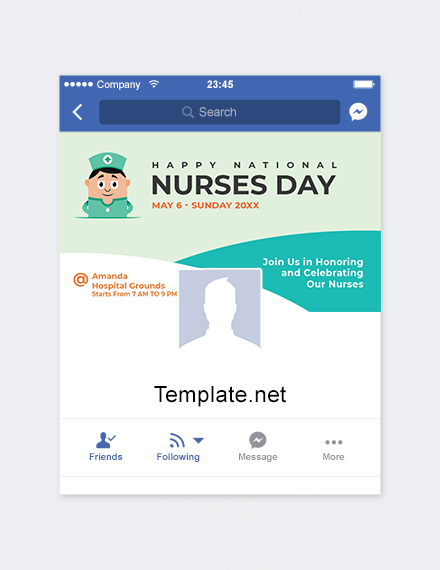 Free Nurses Day Twitter Header Cover Template - PSD | Template.net