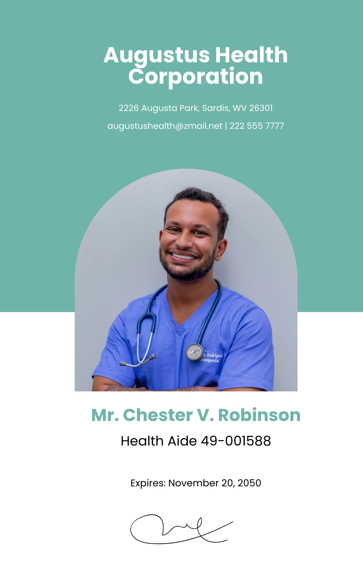 Free Professional ID Card Templates Editable And Printable