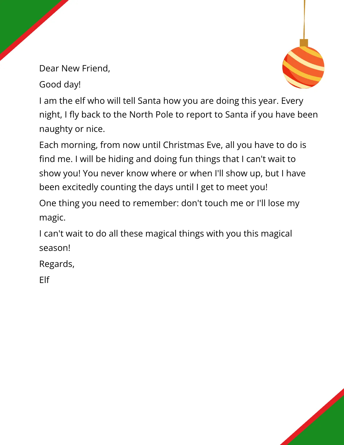 FREE Christmas Letter Templates Examples Edit Online Download