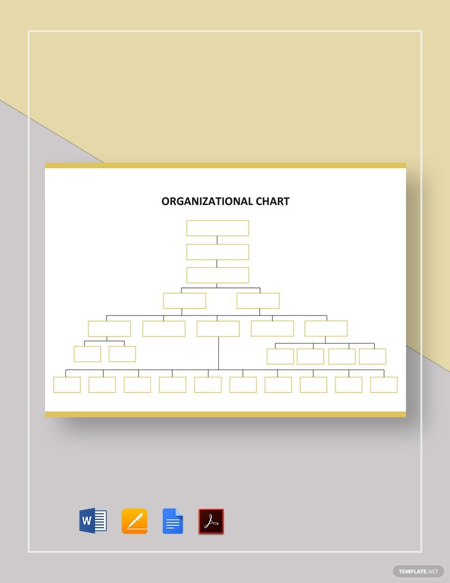 Cleaning Services Organizational Chart Template - Google Docs, Word ...