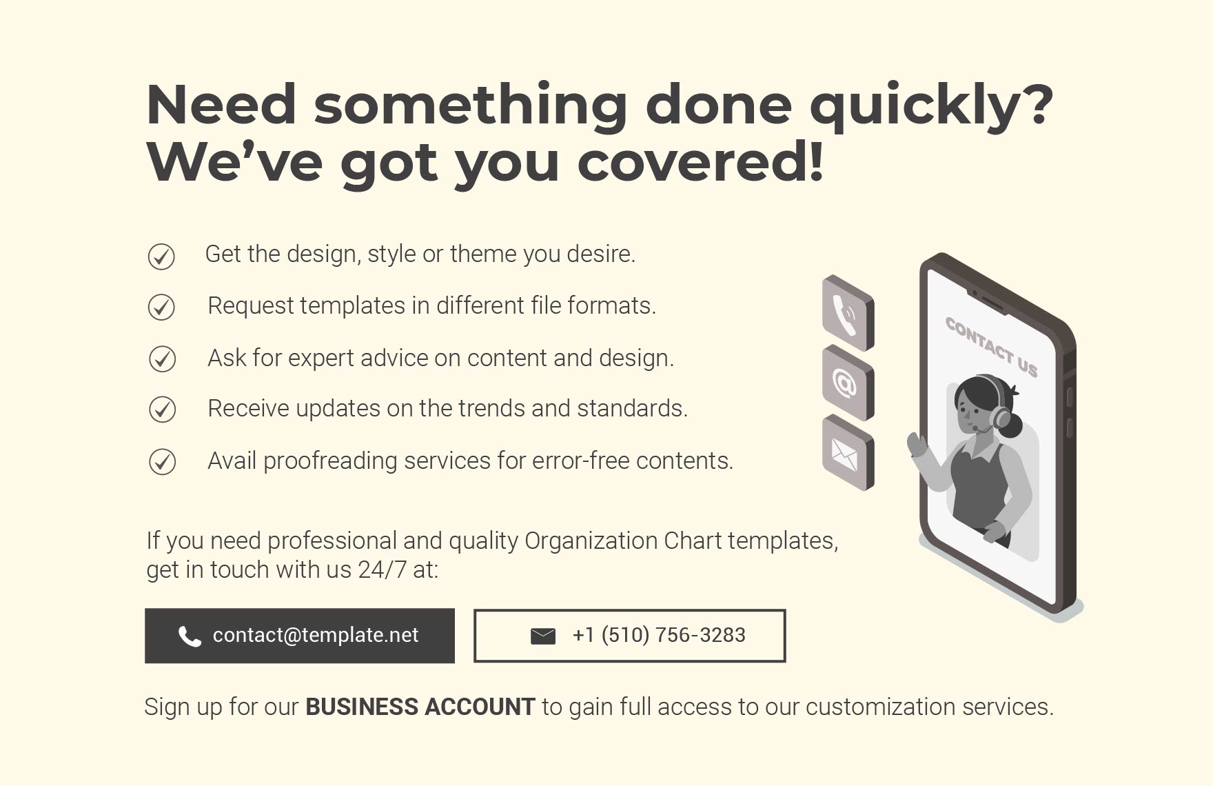 Creative Organizational Chart Template in Google Docs, Pages, Word, PDF ...