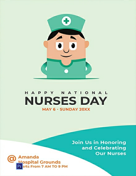 Free Nurses Day Invitation Template