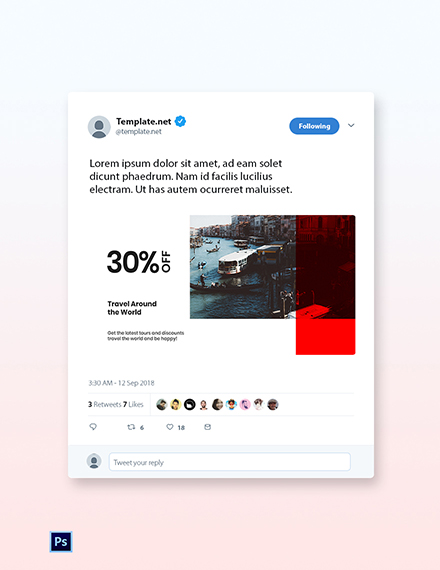 Modern Travel LinkedIn Post Template - Download in PSD | Template.net