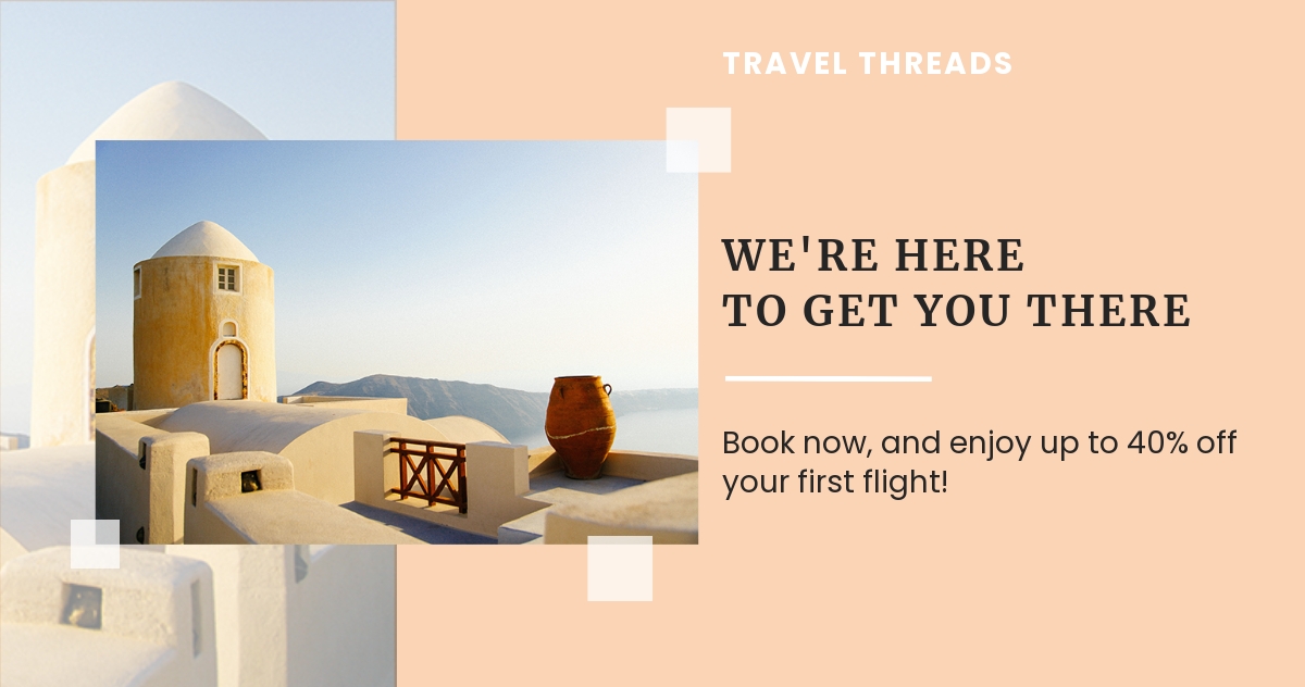 Travel Company Facebook Post Template - PSD | Template.net