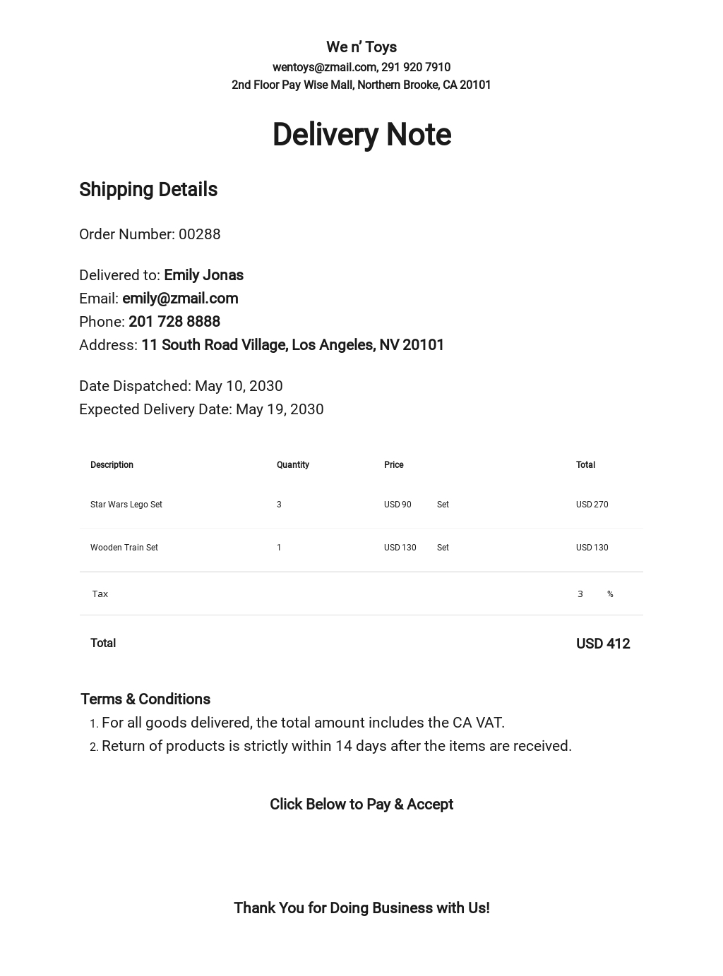 Standard Operating Procedure Example Template - Google Docs, Google ...