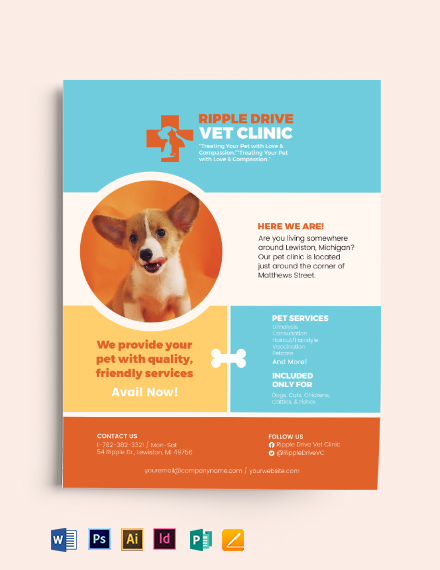 11+ Pet Flyer Templates - Illustrator, InDesign, MS Word, Pages ...