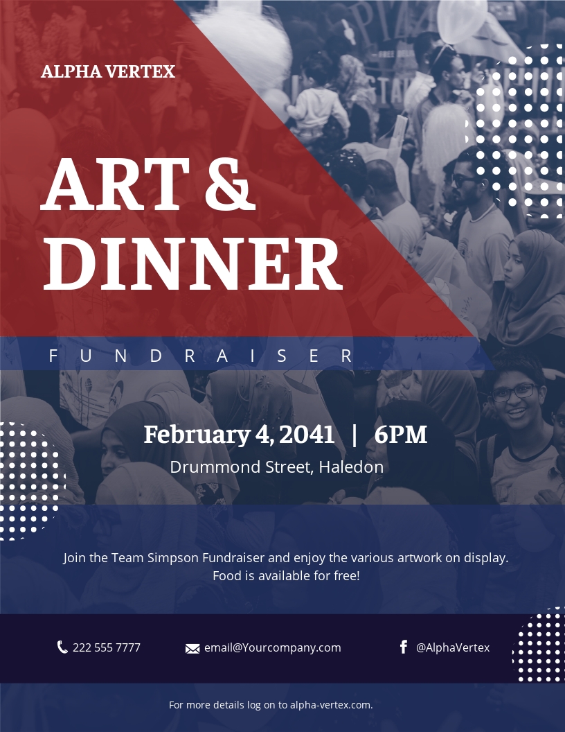 Political Fundraiser Flyer Template