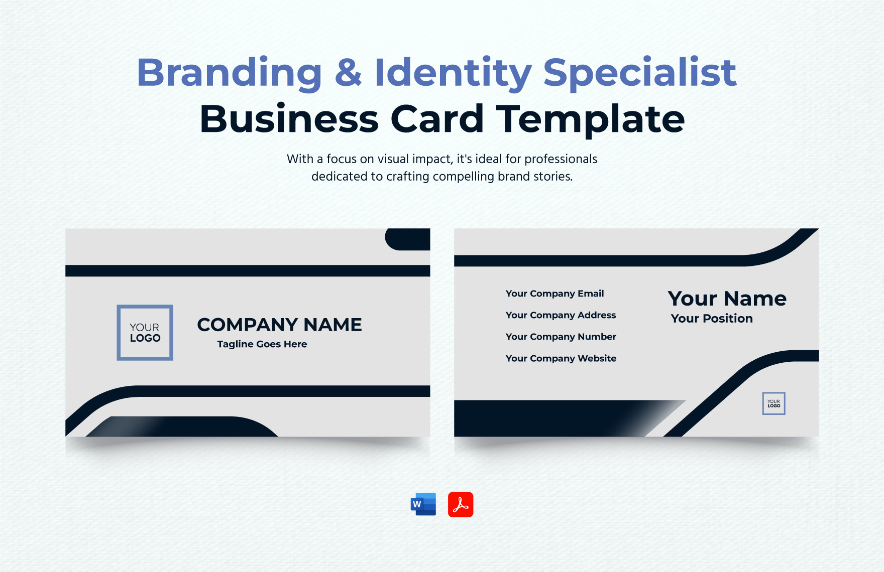 Product Promoter Business Card Template - Download in Word, PDF ...