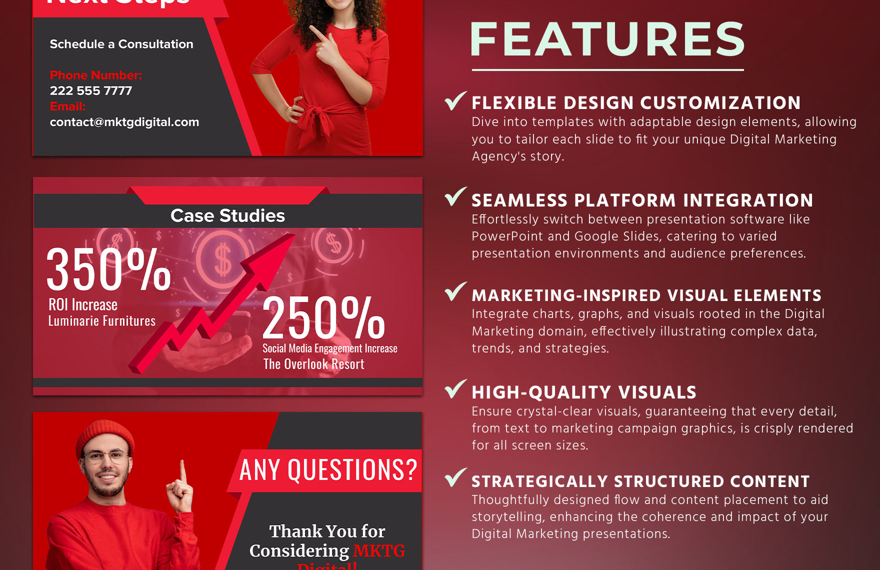 Digital Marketing Agency Sales Pitch Presentation Template - Download in PDF, PowerPoint, Google ...