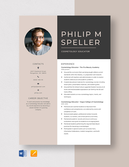 Free Diabetes Educator Resume - Download in Word, Apple Pages ...