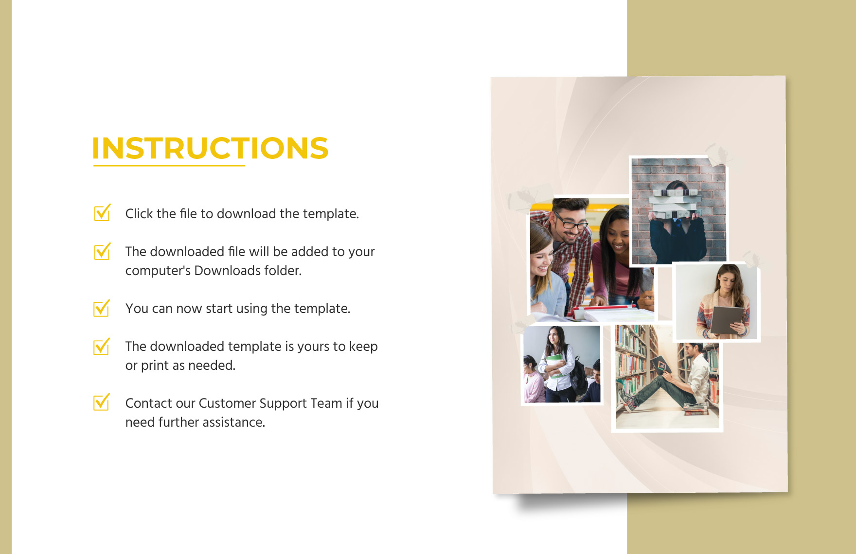 Free School Collage Template - Download in Word | Template.net