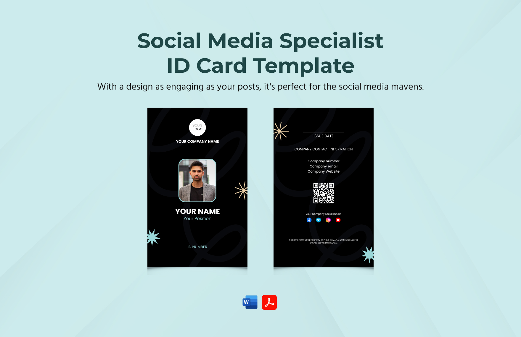Free Blank Social Security Card Template - Download in Word, Google ...