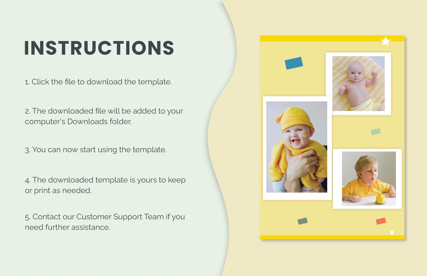 Free Simple Collage Template - Download in Word | Template.net