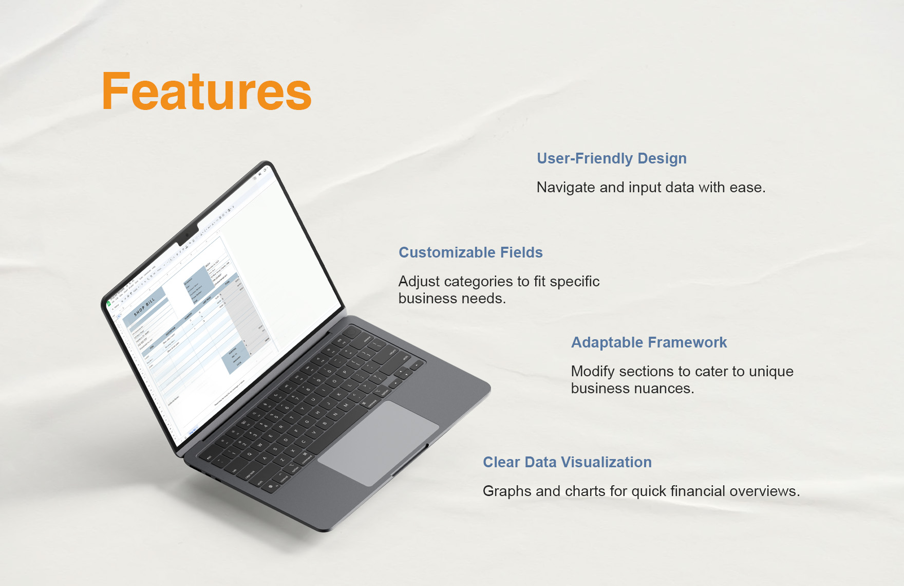 Free Shop Bill Template - Download in Excel, Google Sheets | Template.net