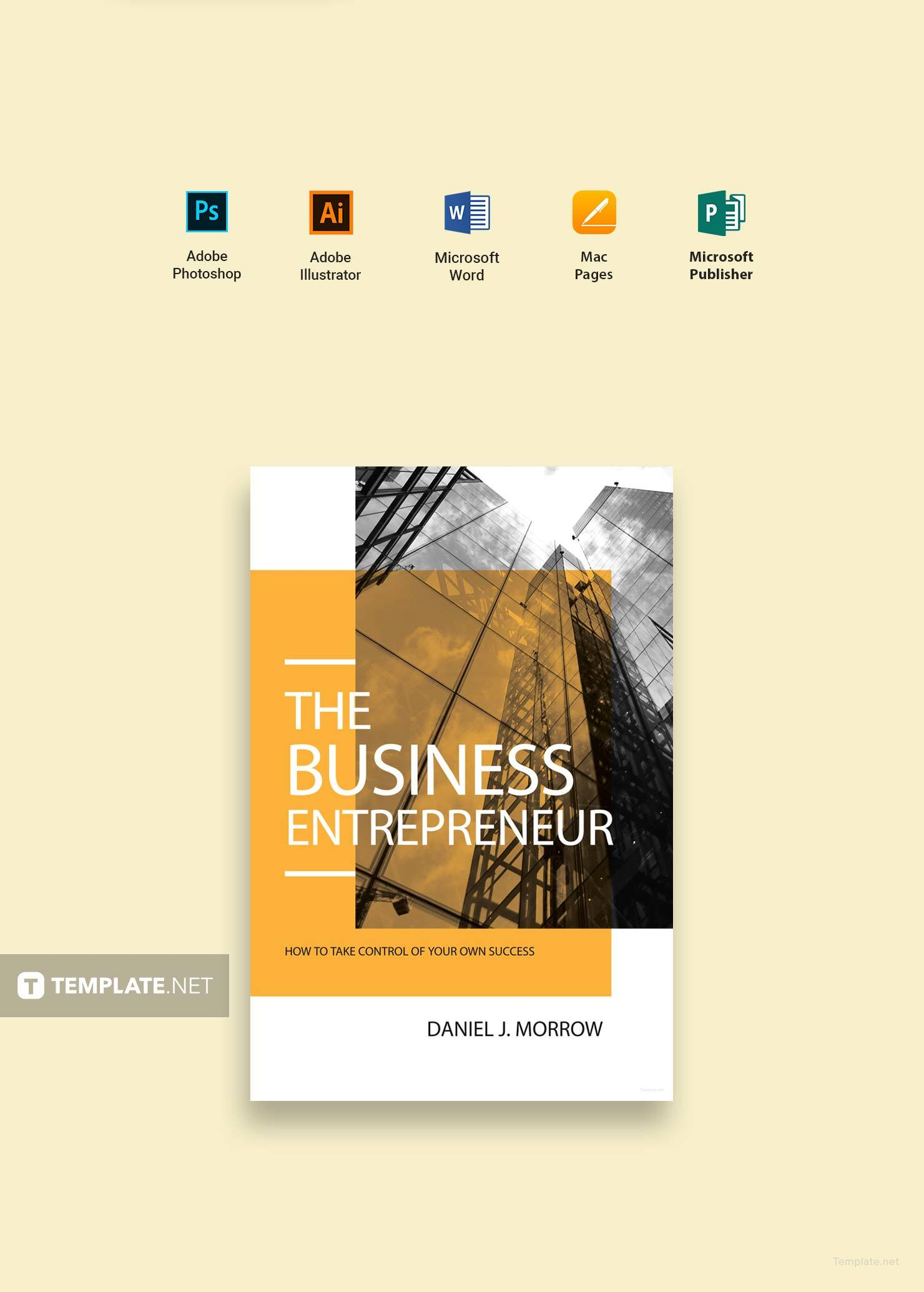 Free Entrepreneur Book Cover Template in Adobe Photoshop, Illustrator ...