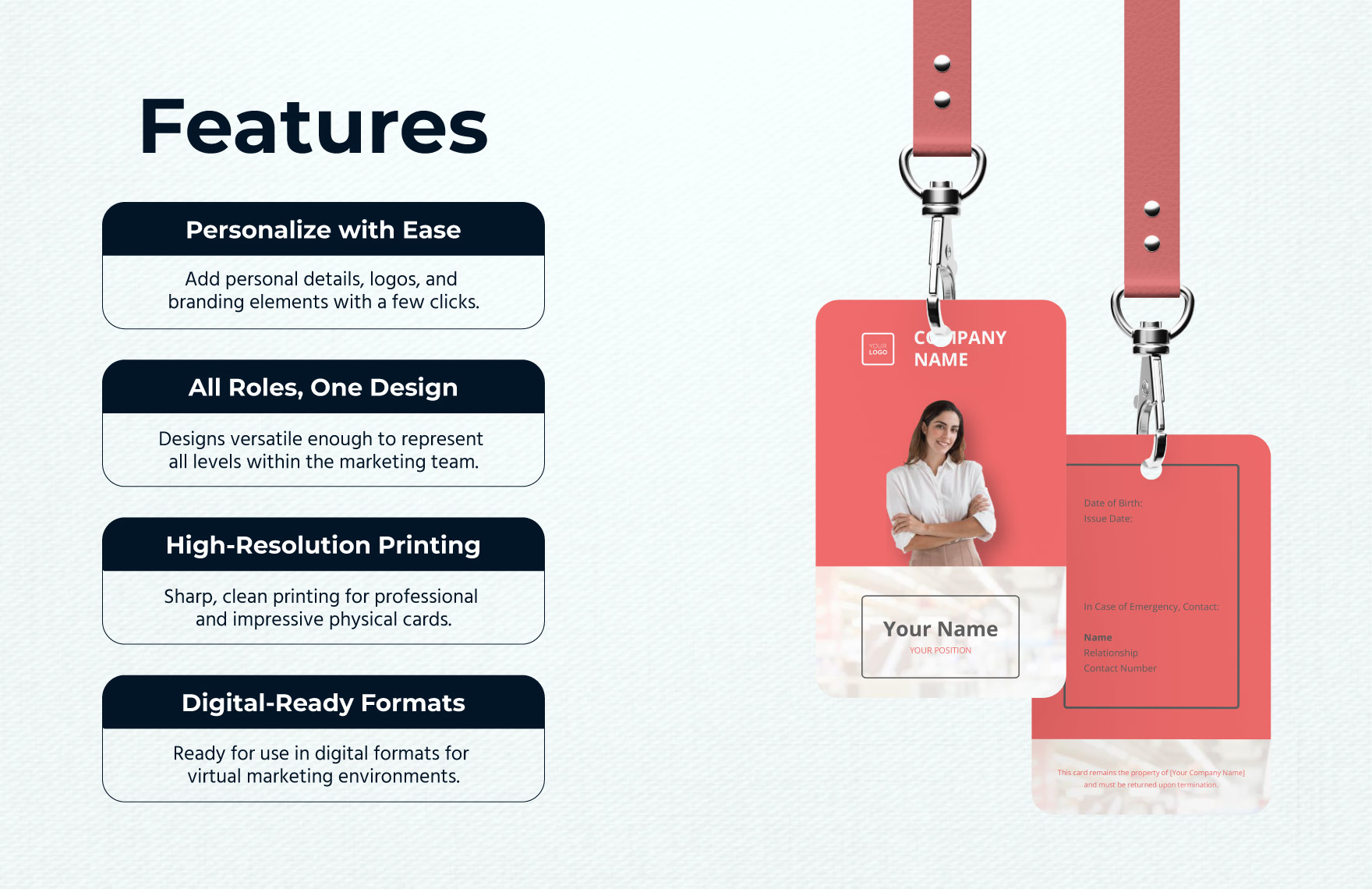 Local Market Specialist ID Card Template - Download in Word, PDF ...