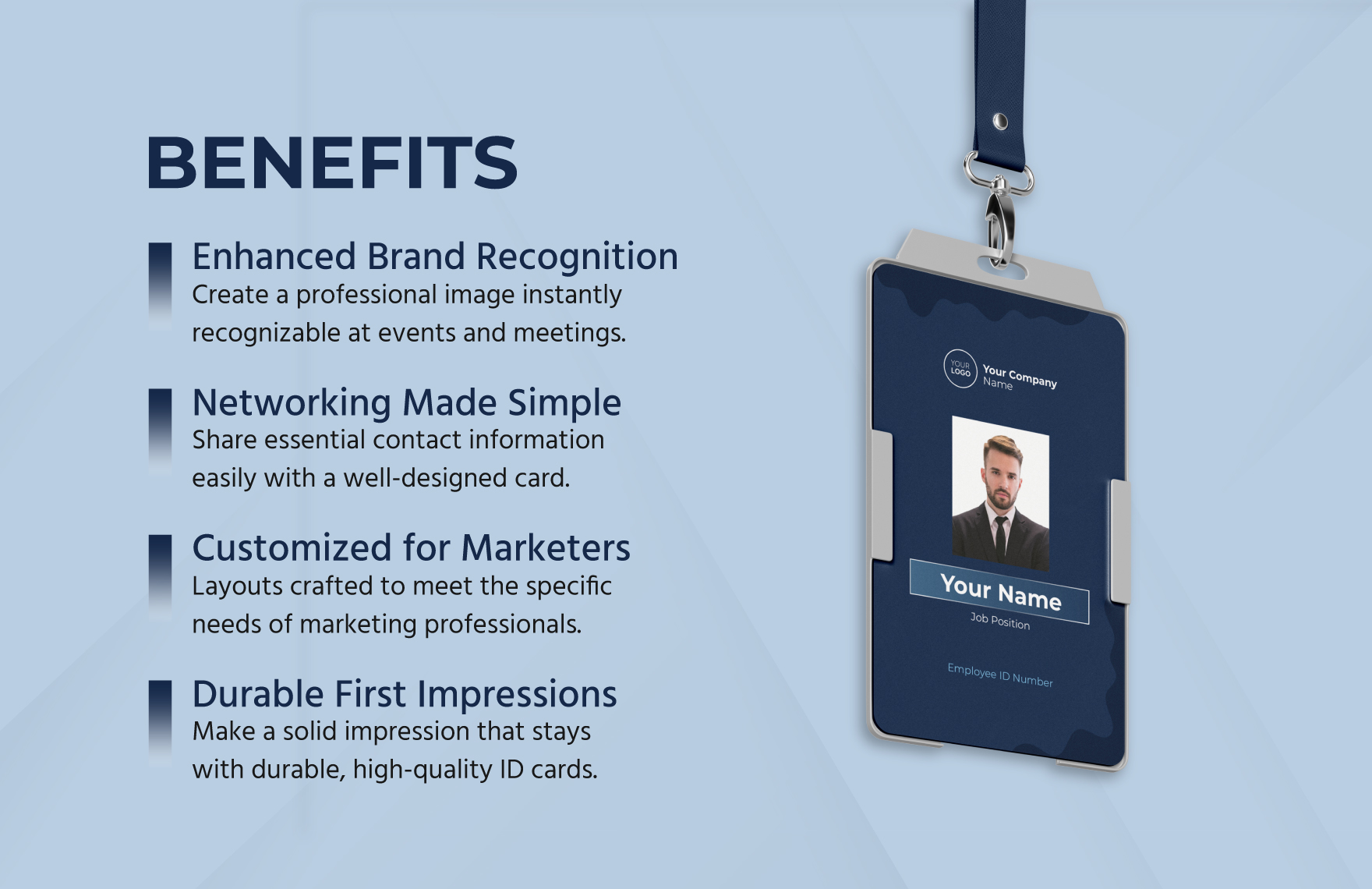 Marketing Data Scientist ID Card Template - Download in Word, PDF ...