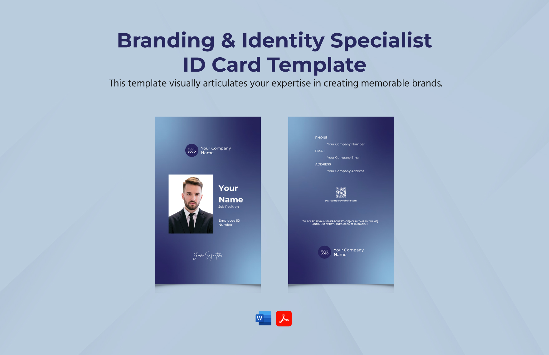 Spa Identity Card Template - Download in Illustrator, PSD | Template.net