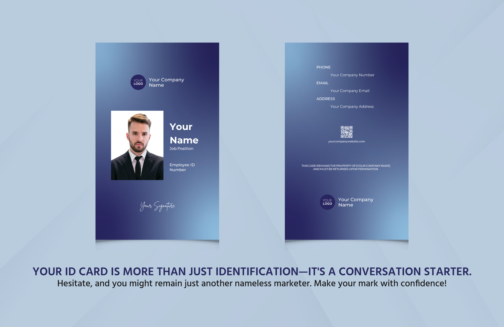Branding & Identity Specialist ID Card Template - Download in Word, PDF ...
