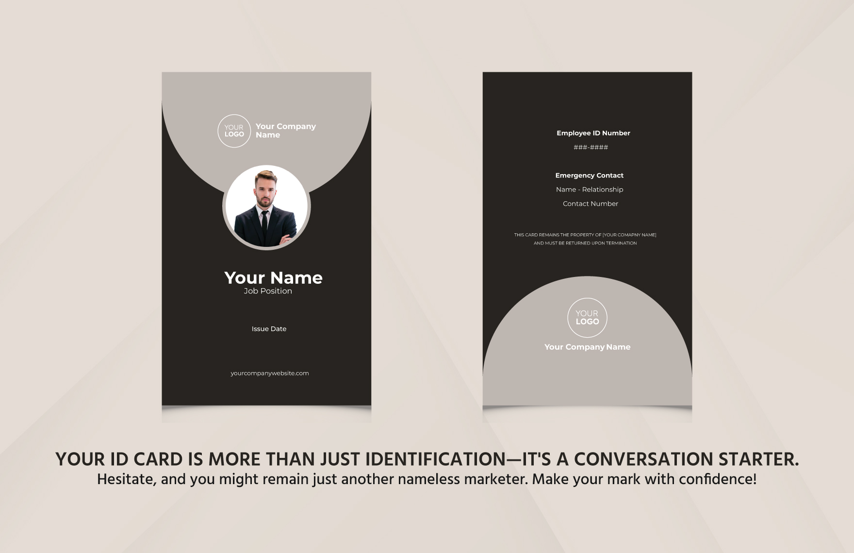 Public Relations Representative ID Card Template - Download in Word ...