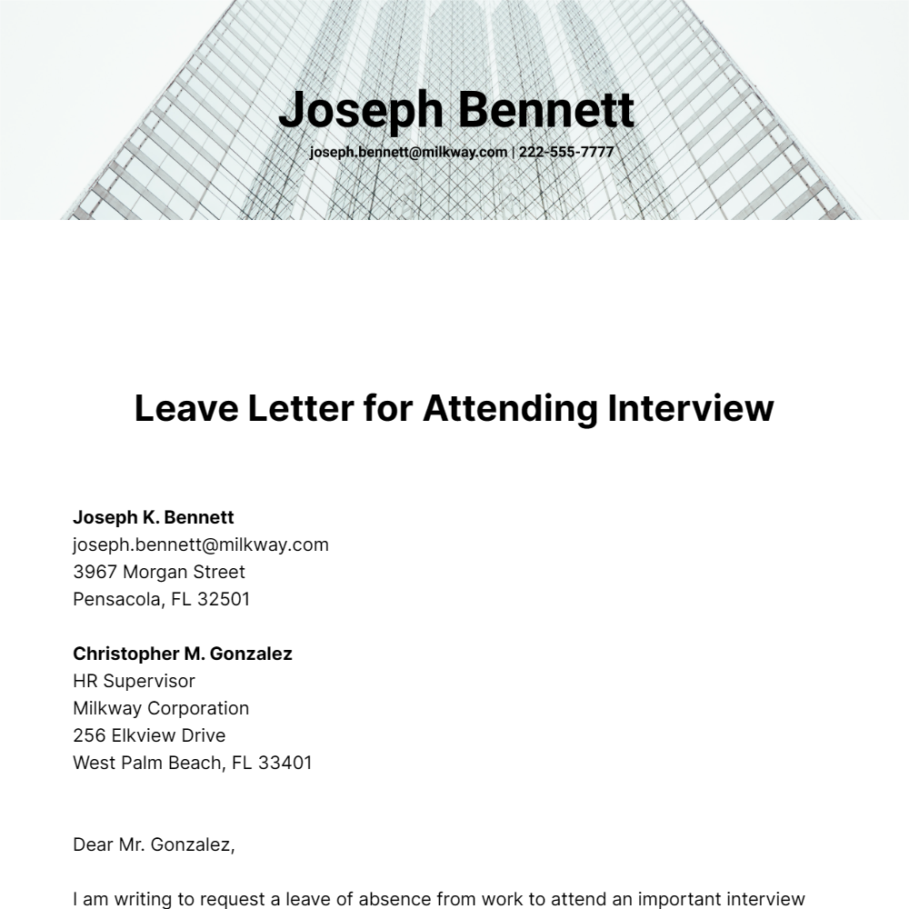 Free Interview Recommendation Letter - Download in Word, Google Docs ...