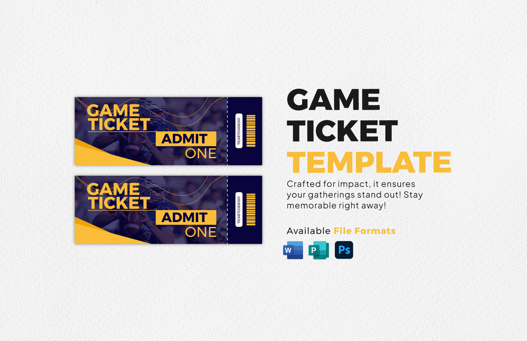 Page 3 FREE Editable Ticket Templates Examples Edit Online Download
