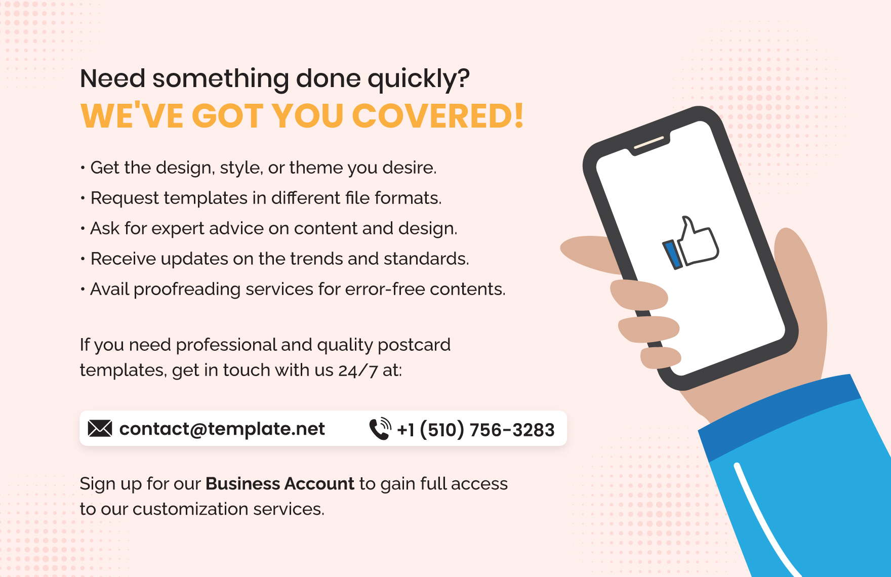 Free Front and Back Postcard Template - Download in Word | Template.net