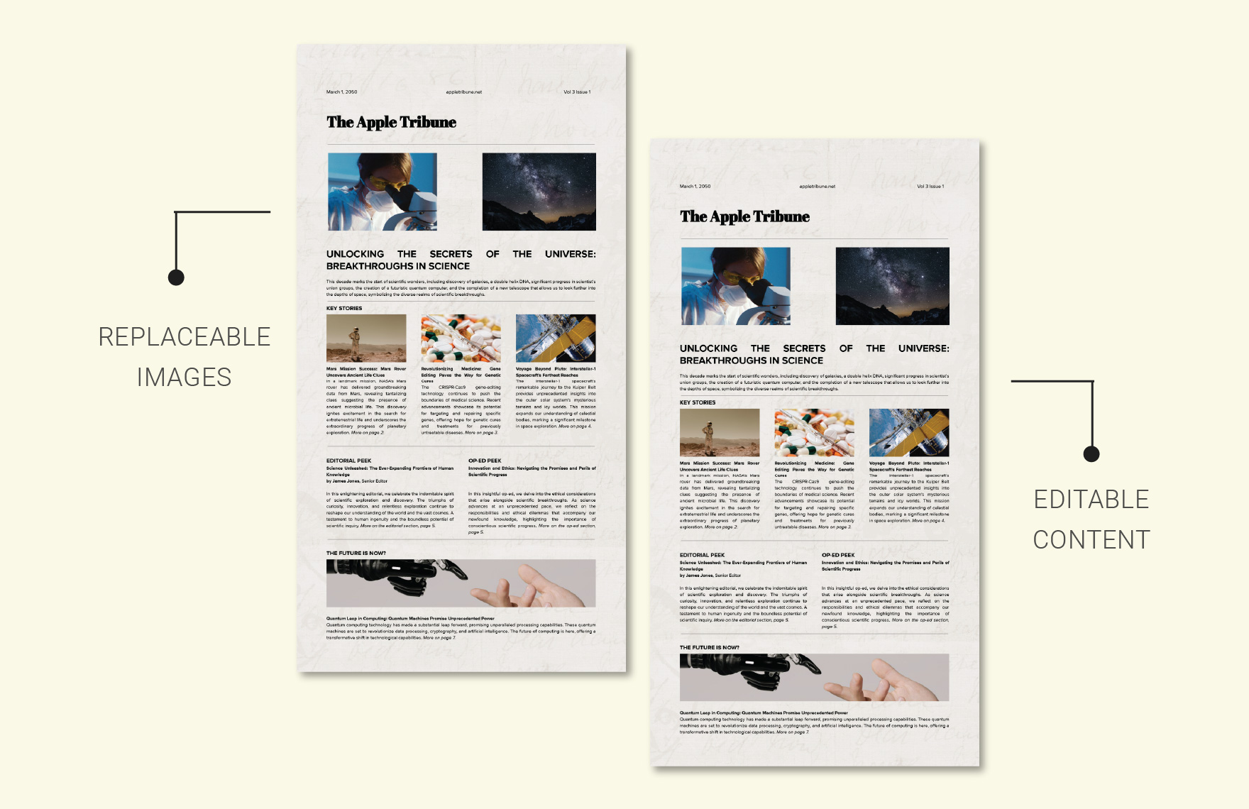 Free Printable Newspaper Template - Download in Word, Google Docs, PDF ...