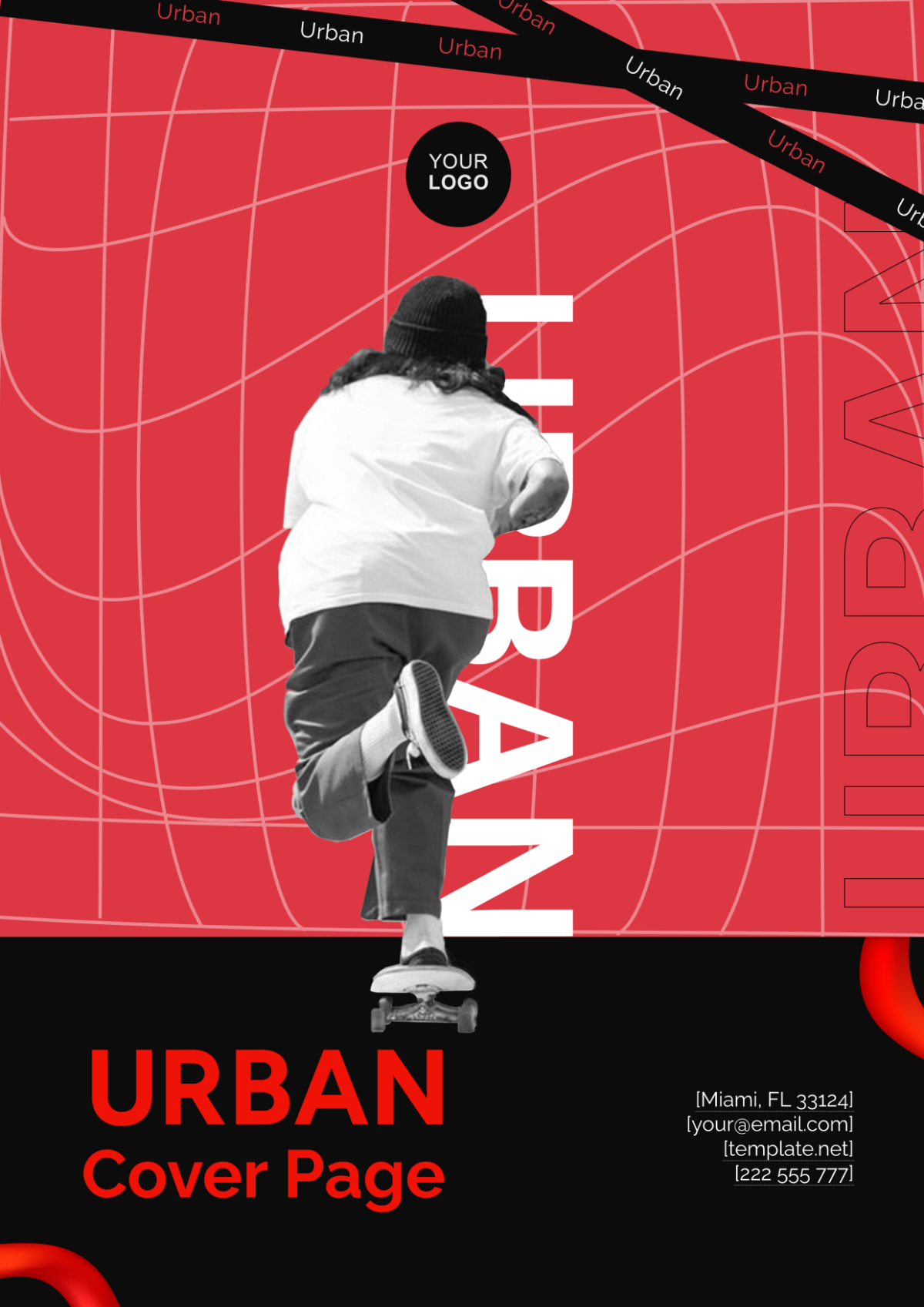 Urban Cover Page Design Template - Edit Online & Download Example ...