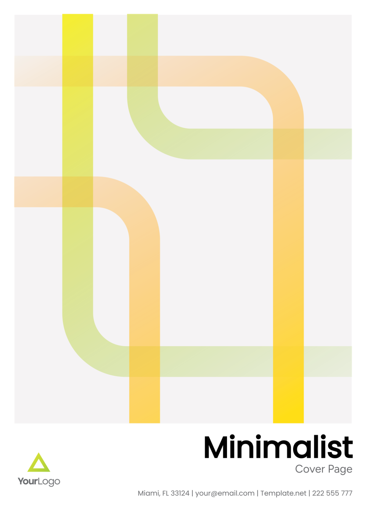 Free Minimalist Heading Cover Page - Edit Online & Download | Template.net