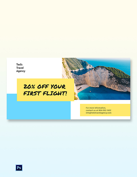 Creative Travel Agency Blog Post Template - PSD | Template.net