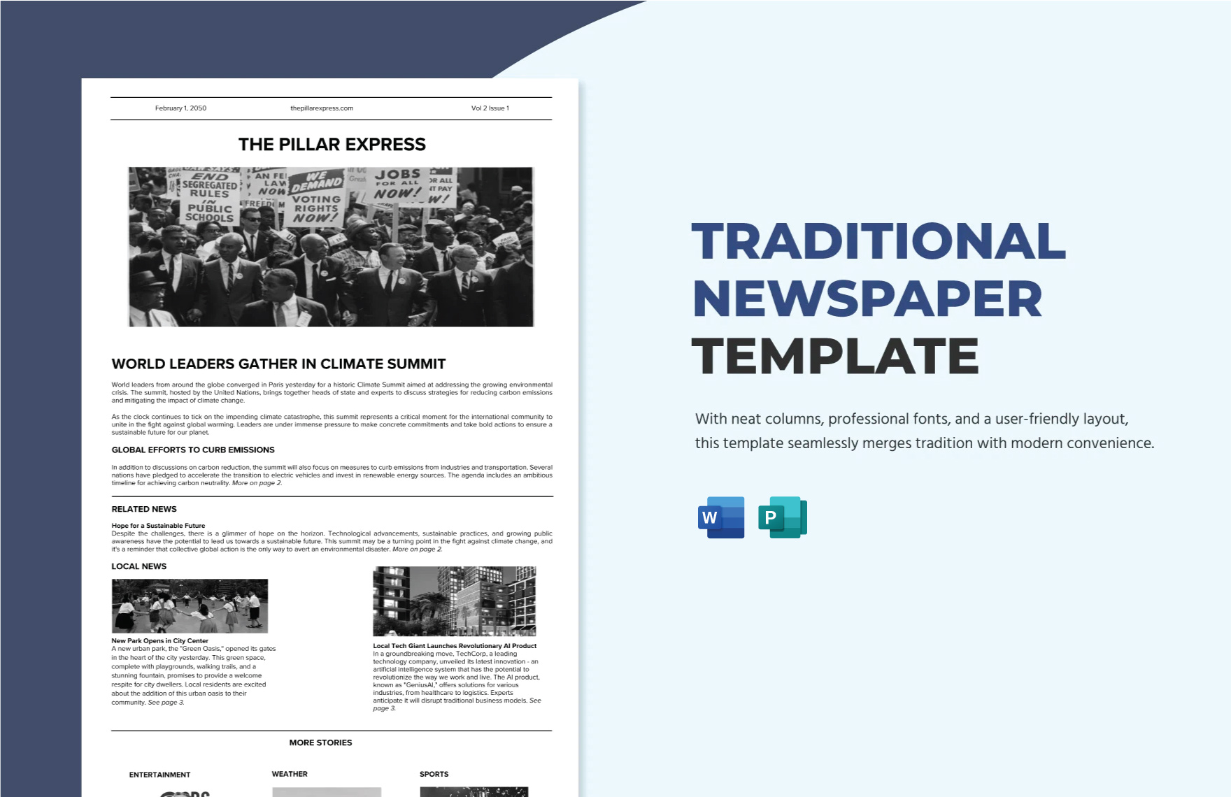 Real Estate Newspaper Template - Download in Word, PSD, Apple Pages ...